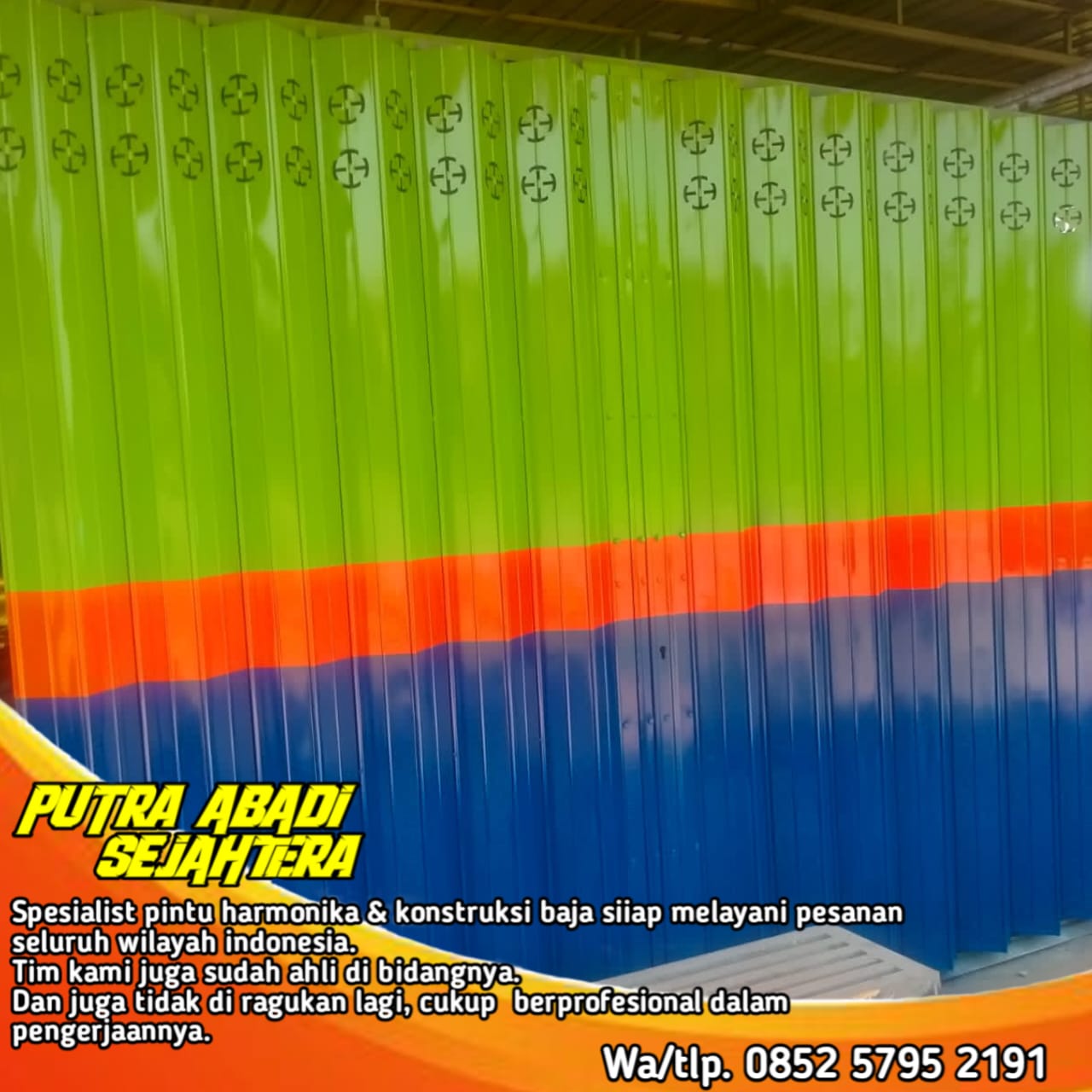 dartar ukuran pintu harmonika per meter 2023